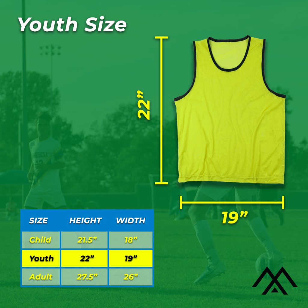 Single-sided Pinnies – 14 Pack with Carrying Bag | MaxProcision